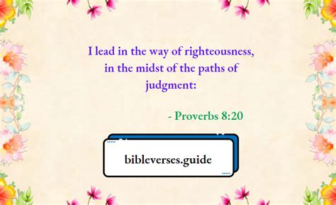 Proverbs 8 A Celebration Of Divine Wisdom Bible Verses