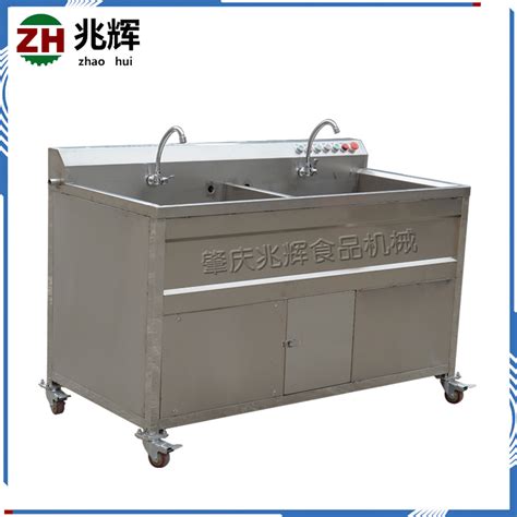 双缸洗菜机商用气泡清洗臭氧杀毒果蔬加工设备大枣清洗洗菜机虎窝淘