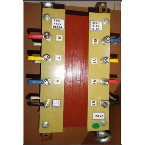 Delta Star 15 Kva Isolation Transformer For Industrial 3 Phase At