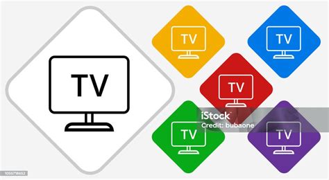 電視螢幕圖示向量圖形及更多圖標集圖片 圖標集 圖示 差異 Istock