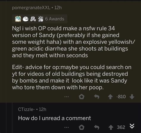 Cursed Sandy R Cursedcomments