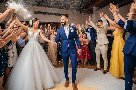 Premium Photo Happy Wedding Photography Of Bride And Groom At Wedding