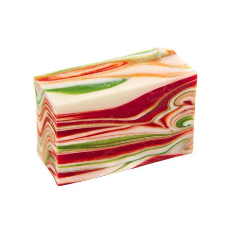Candy Cane Imperfectly Perfect Soap Ocanada Soapworks