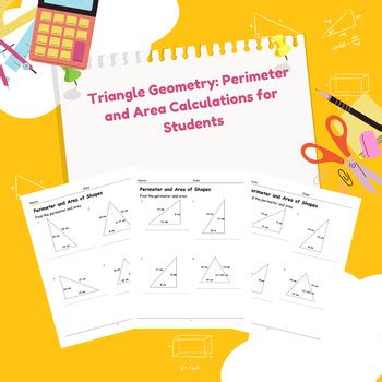 Mastering Geometry Perimeter And Area Of Triangles Made Simple Tpt