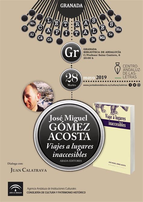 El Poeta José Miguel Gómez Acosta Presenta Viajes A Lugares