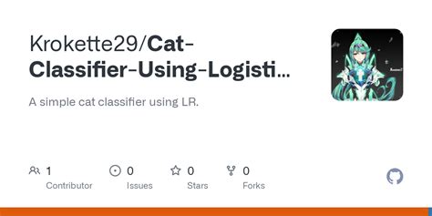 Github Krokette29cat Classifier Using Logistic Regression A Simple Cat Classifier Using Lr