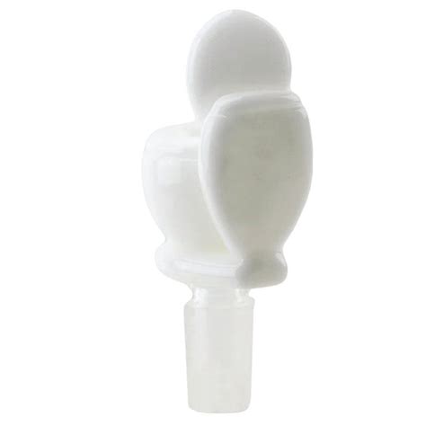 Empire Glassworks Toilet Bowl Herb Slide 14mm Bong Bowls Pulsar