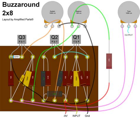 Build Pedal Project Burns Buzzaround Eyelet Board Amplified Parts