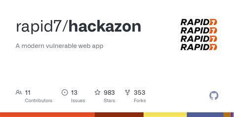 Github Rapid7hackazon A Modern Vulnerable Web App