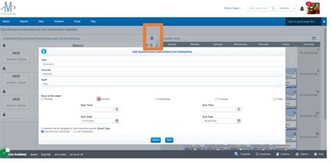 Synchronous Instruction For Cms Classes
