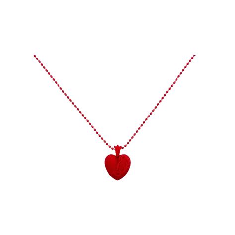 크롬하츠 실리크롬 Ch 하트 팬던트 레드 2023 Chrome Hearts Kream