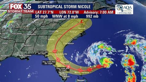 Tropical Storm Nicole Timeline What To Expect When Tropical Storm