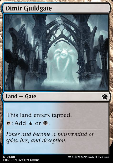 Dimir Commander Commander Edh Mtg Deck