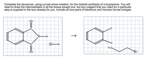 solved complete the structures using curved arrow notation