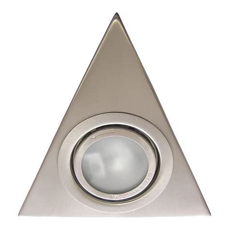 Triangle Undercabinet Stainless Steel 20w Mr Resistor Lighting