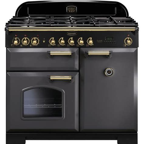 Rangemaster Range Cooker Slate Brass Cdl100dffsl B Slb