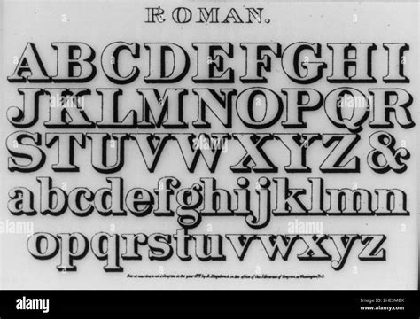 Ancient Roman Alphabet Symbols