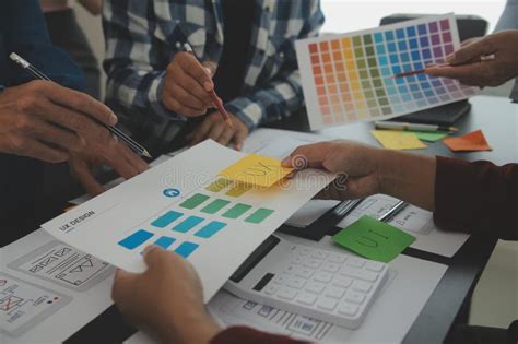 close up ux developer and ui designer use augmented reality
