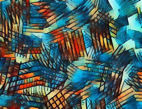 这是一个抽象的数字水彩插图用作背景图像 库存例证 插画 包括有 模式 设计 创造性 纸张 五颜六色 264660386