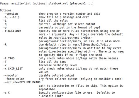 How To Use Ansible Lint To Scan Playbooks