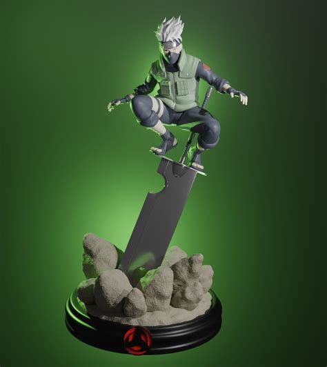 KAKASHI NARUTO STL File For D PrintingCults