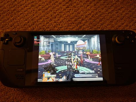 Phantasy Star Universe Clementine Works Great On The Steam Deck R