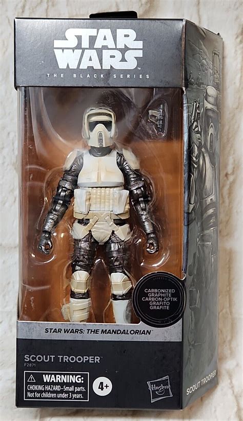 Star Wars Scout Trooper The Black Series Carbonized Graphite The