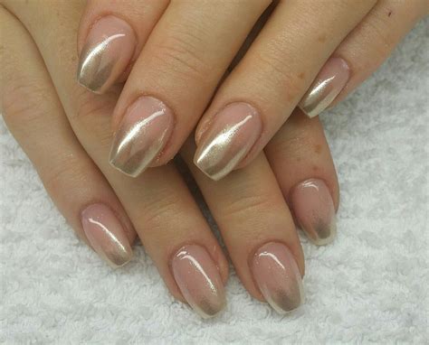 Nail Design Chrome Metallic Nails Ombre Chrome Nails Metallic Nails