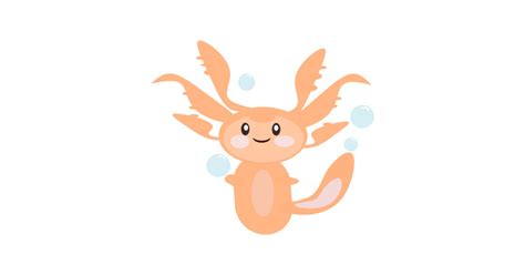 Cute Axolotl Underwater Bubbles Axolotl T Shirt Teepublic