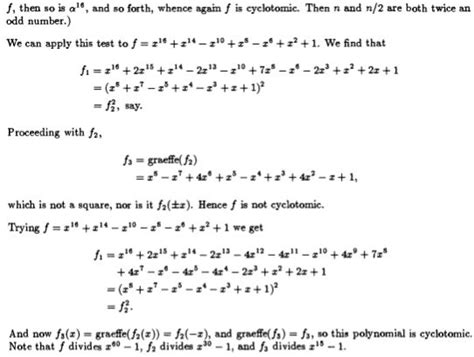 Abstract Algebra How To Test If A Polynomial Is Cyclotomic Ie