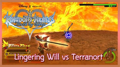 Lingering Will Vs Terranort Kh Birth By Sleep Hd Ii 5 Remix Ps3