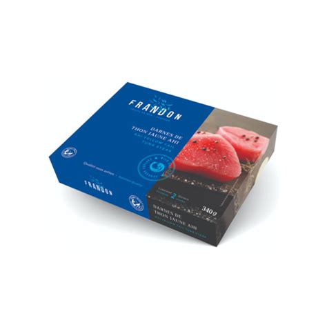 Frozen Ahi Yellowfin Tuna Steak Frandon Aubut 11230