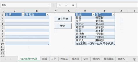 vba常用小代码：就任性！一键批量更改工作表名称~ 搜狐大视野 搜狐新闻
