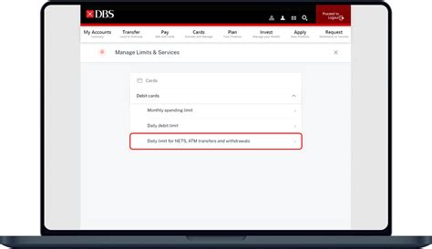 Update Atmdebit Card Limits Dbs Singapore