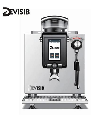 에스프레소머신 Devisib 상업용 에스프레소 스테인레스 스틸 자동 조용한 듀얼 급수 라인 티몬