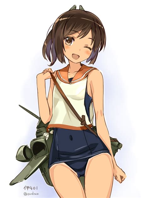 Safebooru 1girl Amagai Tarou Bare Shoulders Blush Brown Eyes Brown