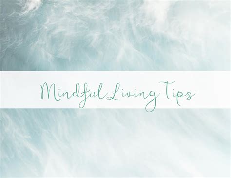 Mindful Living Expert Personal Guidance For The Return Of Your Peace