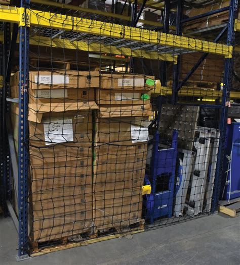 Vestil Pallet Rack Netting Warehouse Solutions Move It Lift It Store It