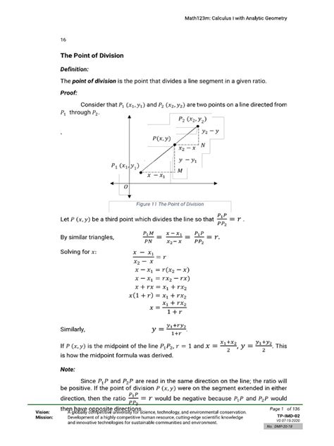 Lesson 11 Analytic Geometry Basic Concepts Part 2 Pdf