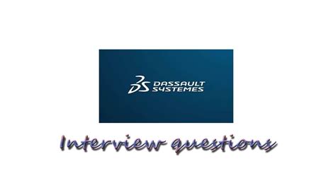 Dassault Interview Questions Technical Round Hr Round YouTube