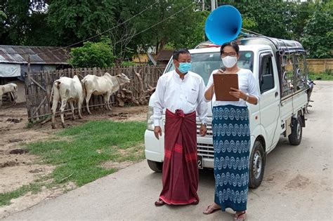 မလှိုင်မြို့နယ်တွင် ကိုဗစ် ၁၉ ရောဂါ ကာကွယ်ရေး နည်းလမ်းများ အသိပေးကြေညာ