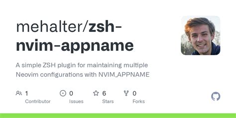 GitHub Mehalter Zsh Nvim Appname A Simple ZSH Plugin For Maintaining