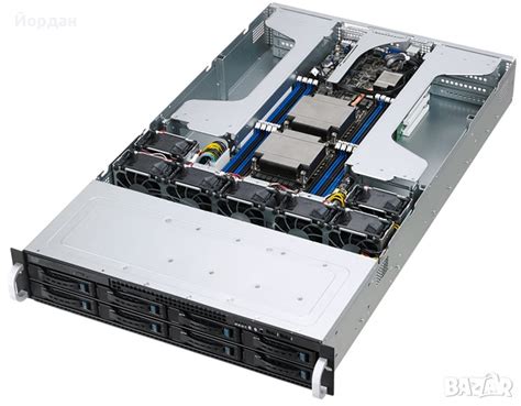 4x Gpu 2u сървър за рендериране видео стрийминг изкуствен интелект
