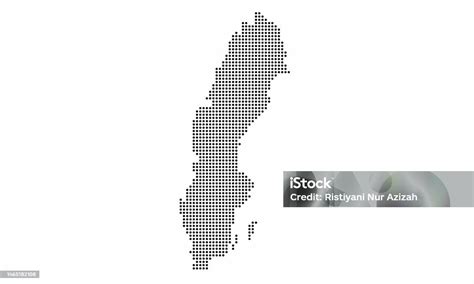 스웨덴은 모자이크 도트 스타일의 그런지 질감이 있는 점선 지도입니다 스웨덴에 대한 스톡 벡터 아트 및 기타 이미지 스웨덴 지도 0명 Istock