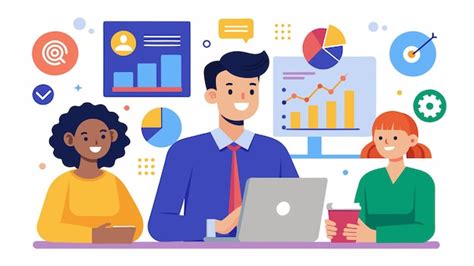 Premium Vector Using A Combination Of Data Analysis And Storytelling