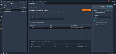 Prepare And Analyze Json And Orc Data With Amazon Sagemaker Data Wrangler Artificial Intelligence