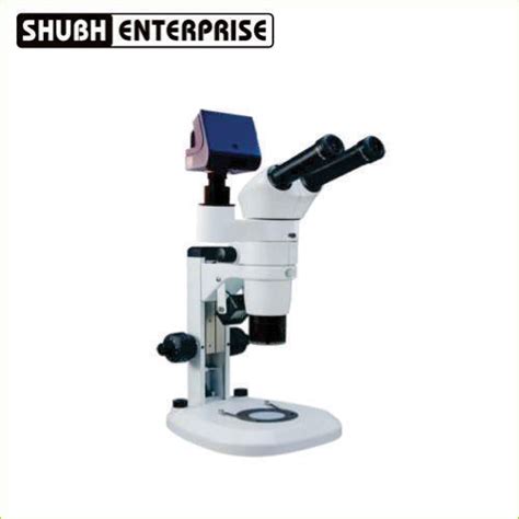 Stereo Zoom Microscope With Image Analyzer Shubh Enterprise