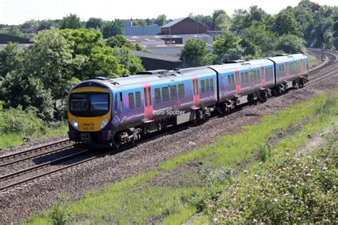 B192 35mm Slide Tpe Class 185 185129 Rotherham Primrose Bridge £3 54