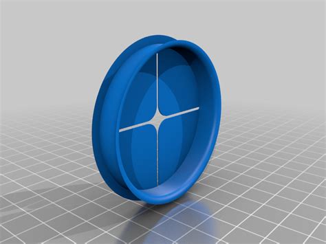 Free 3d File Furniture Circular Cable Pass Thru Cover 55mm 2 18 🔌