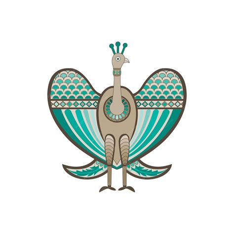 Premium Vector Peacock Illustration In Flat Design